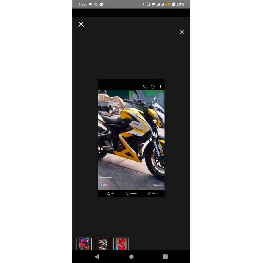 KAWASAKI NS200&150 FULL ENGINE COVER | Shopee Philippines