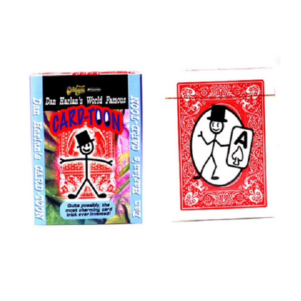 1Pcs Magic Cartoon Cardtoon Deck Card Magic Tricks Playing Cards Toon Animation Prediction Funny ...