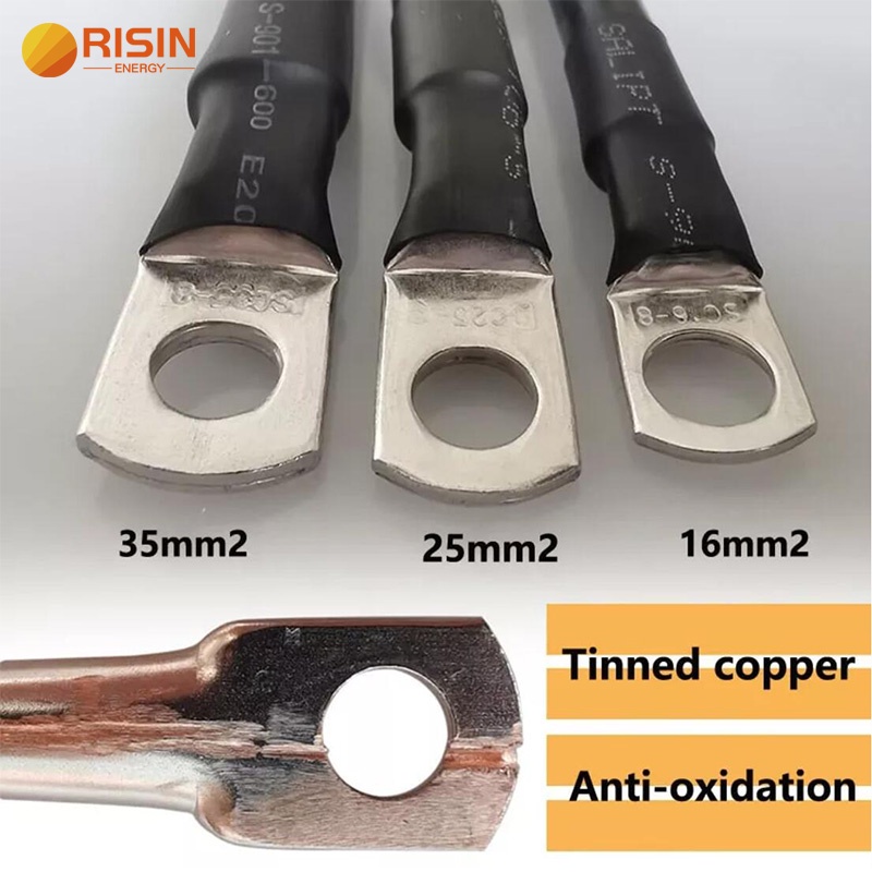 High Standard Risin 4 Gauge Lug Wiring UPS Battery Cable 6 Gauge Red ...