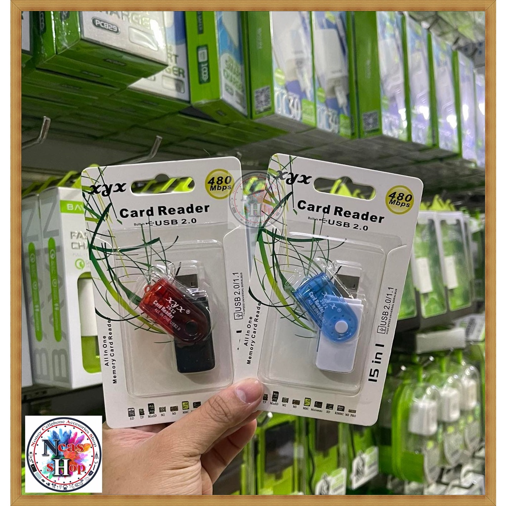4 in 1 micro SD SDHC TF MMC M2 MS USB 2.0 card reader | Shopee Philippines