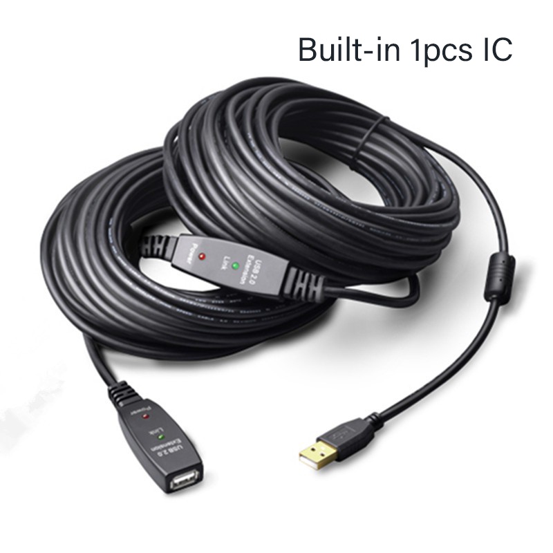 15M/20M/25M/30M/ USB 2.0 Extension Cable Male to Female M/F Active ...