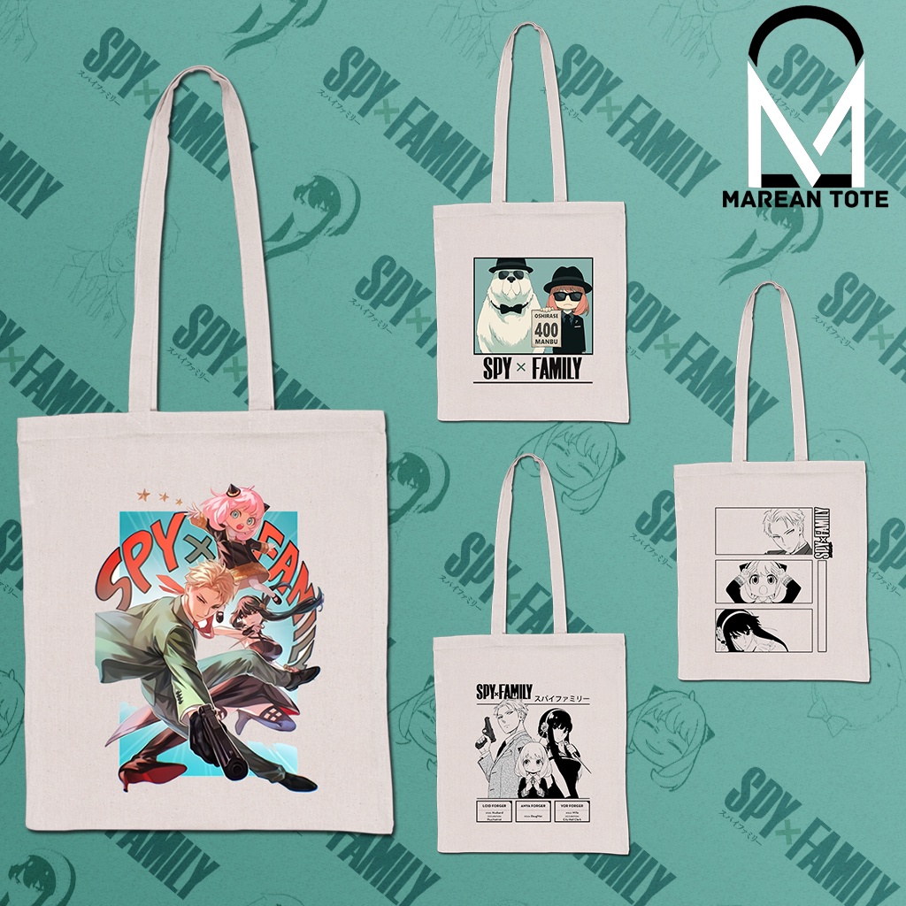 MAREAN TOTE High Quality Katsa Zip Tote Bags MANGA ANIME SPY X FAMILY ...
