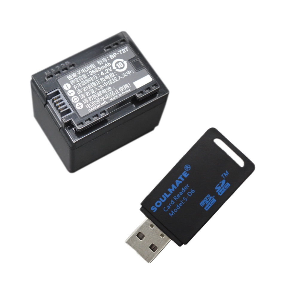 BP-727 BP718 BP709 BP727 BP745 original battery is suitable for Canon ...