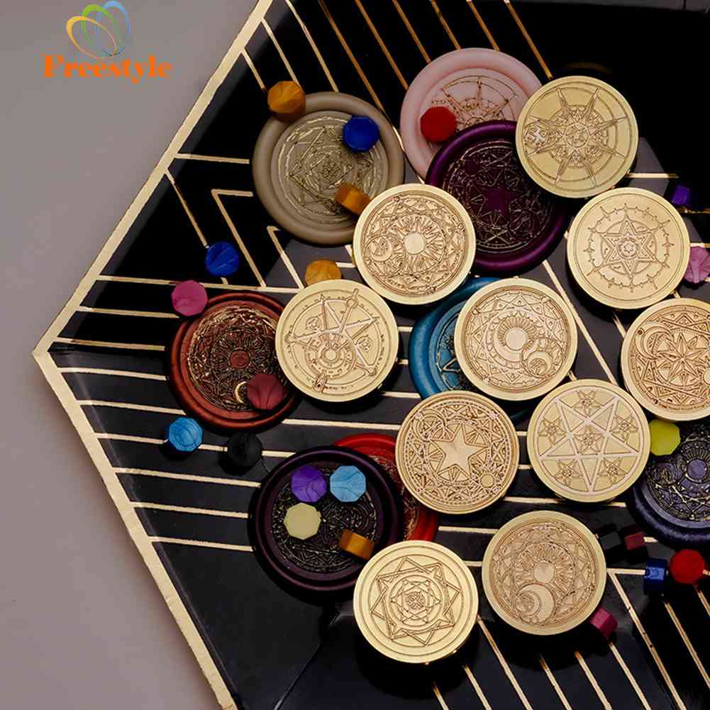 FY-DIY Magic Circle Series Embossed Seal Head Multipurpose Round Magic ...