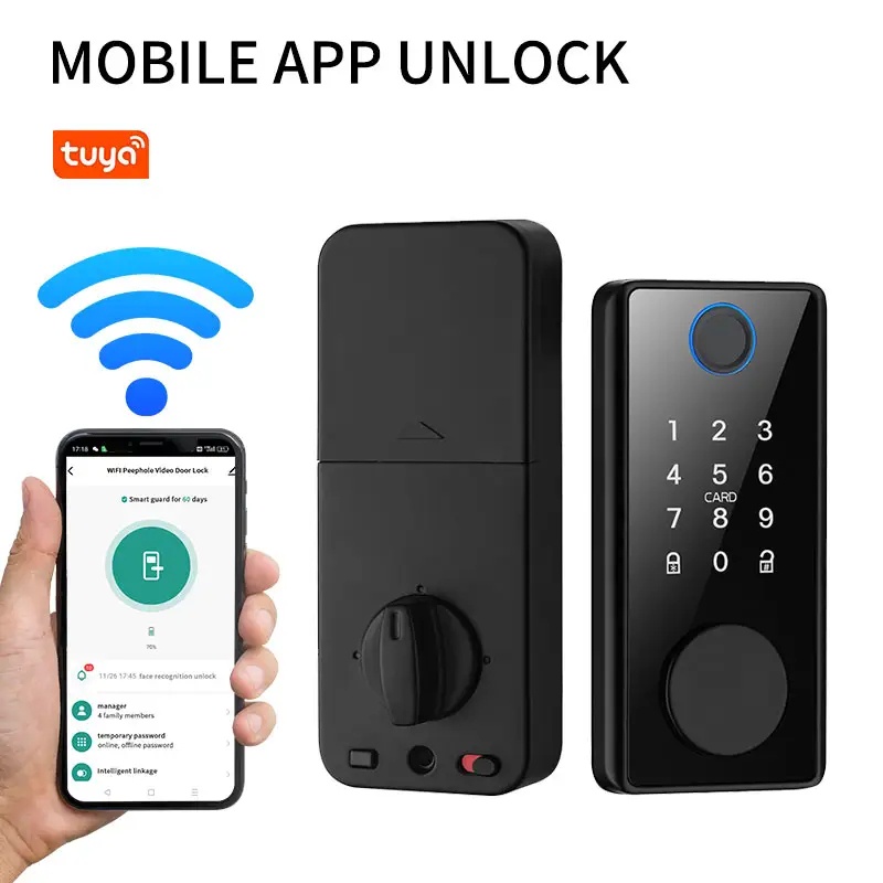 smart fingerprint lock, digital door lock, password door lock, door ...
