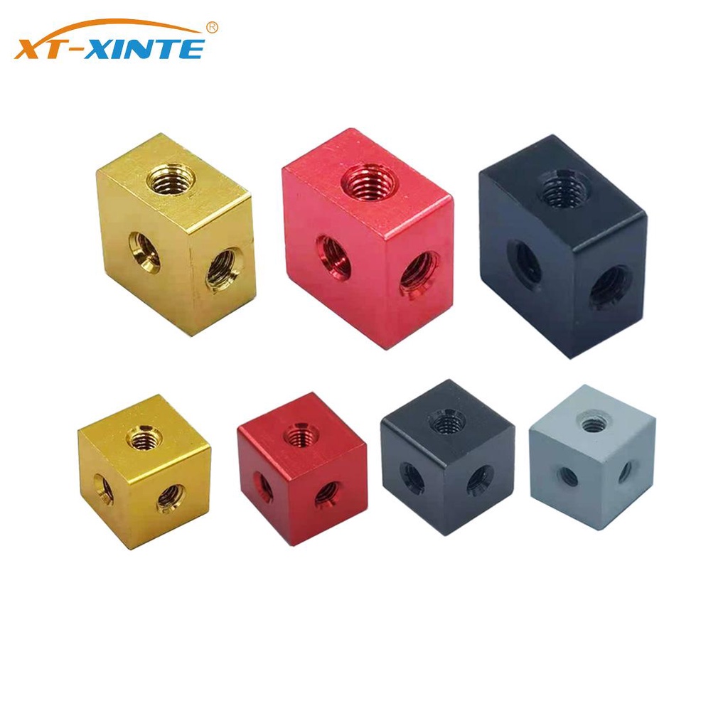 XT-XINTE 2pcs 6-Sided Fixed Cube Block Square Corner Locking Nut M3 ...