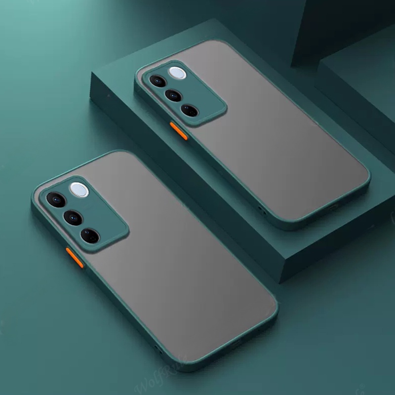 For Cover Vivo V27e V25e V25 V27 Pro Cover Shockproof Phone Back Bumper Case For VIVO Y35 Y02S ...
