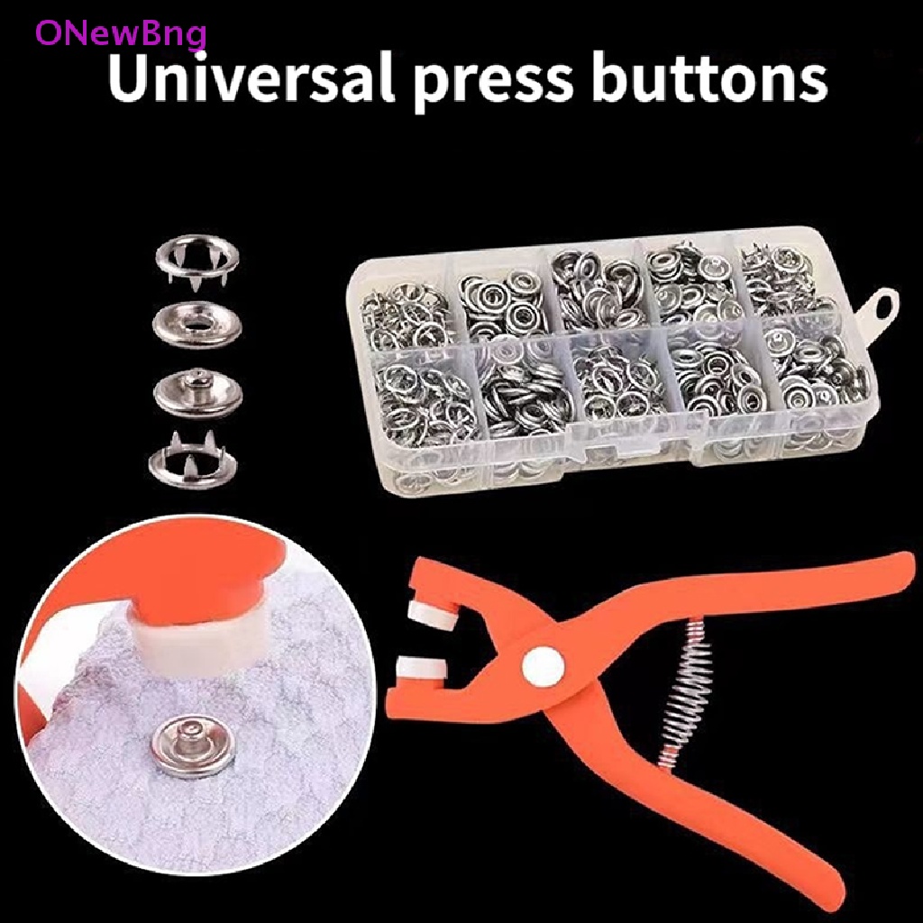 ONew 50/100PCS Plier Tool Metal Sewing Buttons Five-claw Buckle Metal ...