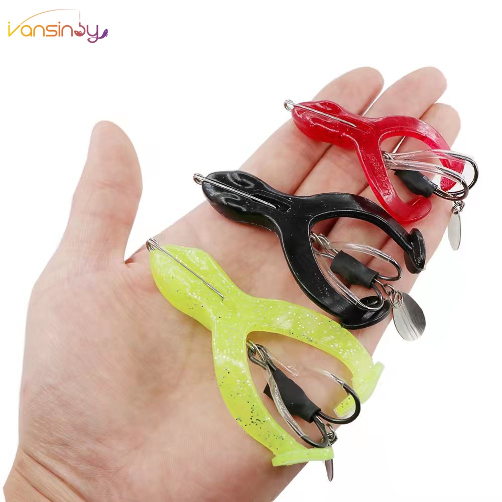 9g/13g/17g Fishing Frog Lures Fishing Lures with Double Sharp Hooks ...