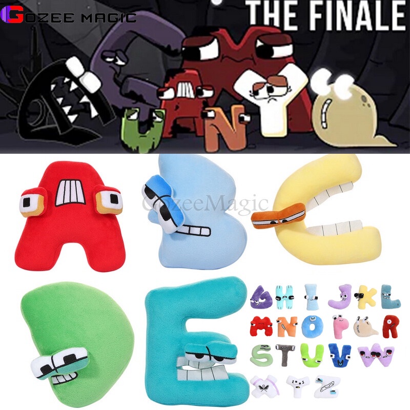 26 Alphabet Plush Toy Alphabet Lore Stuffed Doll Preschool Educational ...