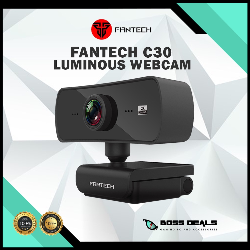FANTECH LUMINOUS C30 WEBCAM Built-in Microphone | Shopee Philippines