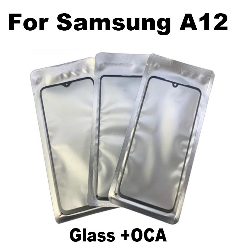 Outer Lens For Samsung Galaxy A12 Front Glass Touch Screen Panel LCD ...