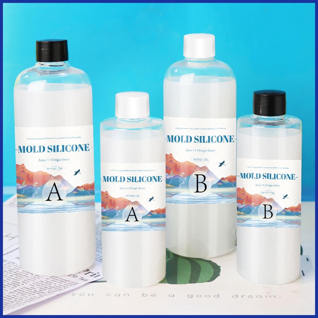 Silicone Mold Making Kit Translucent Liquid Molding Silicone Set ...