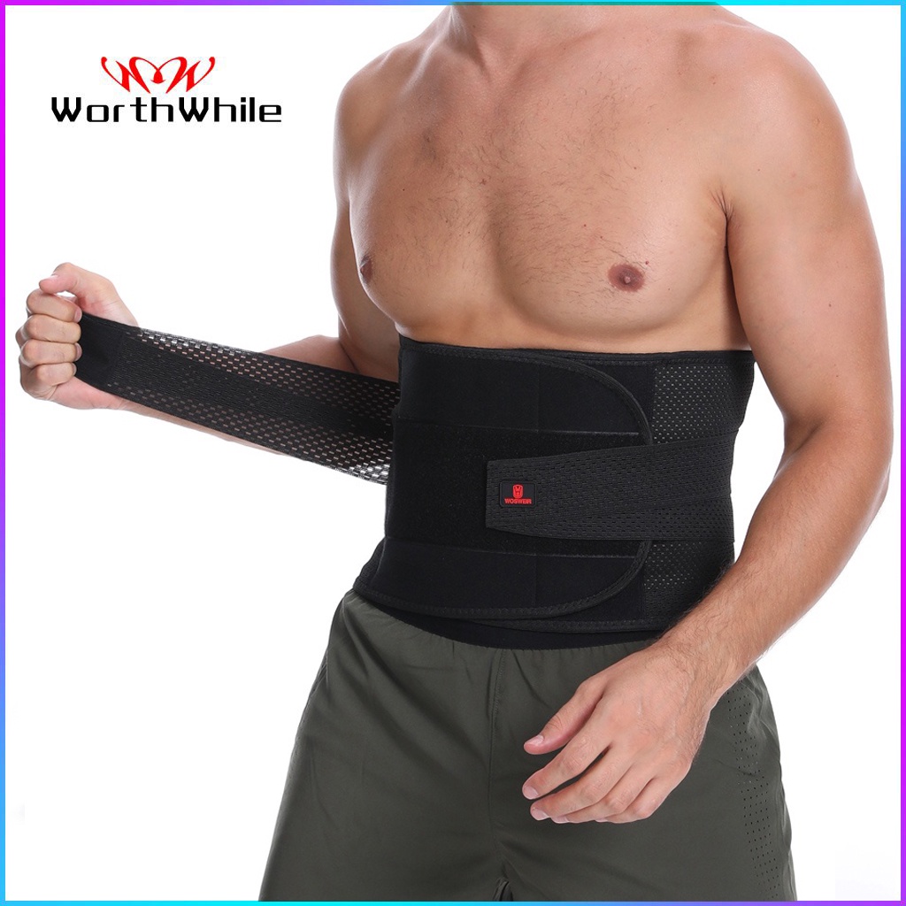 Worthdefence Orthopedic Corset Back Support Gym Fitness Weightlifting ...