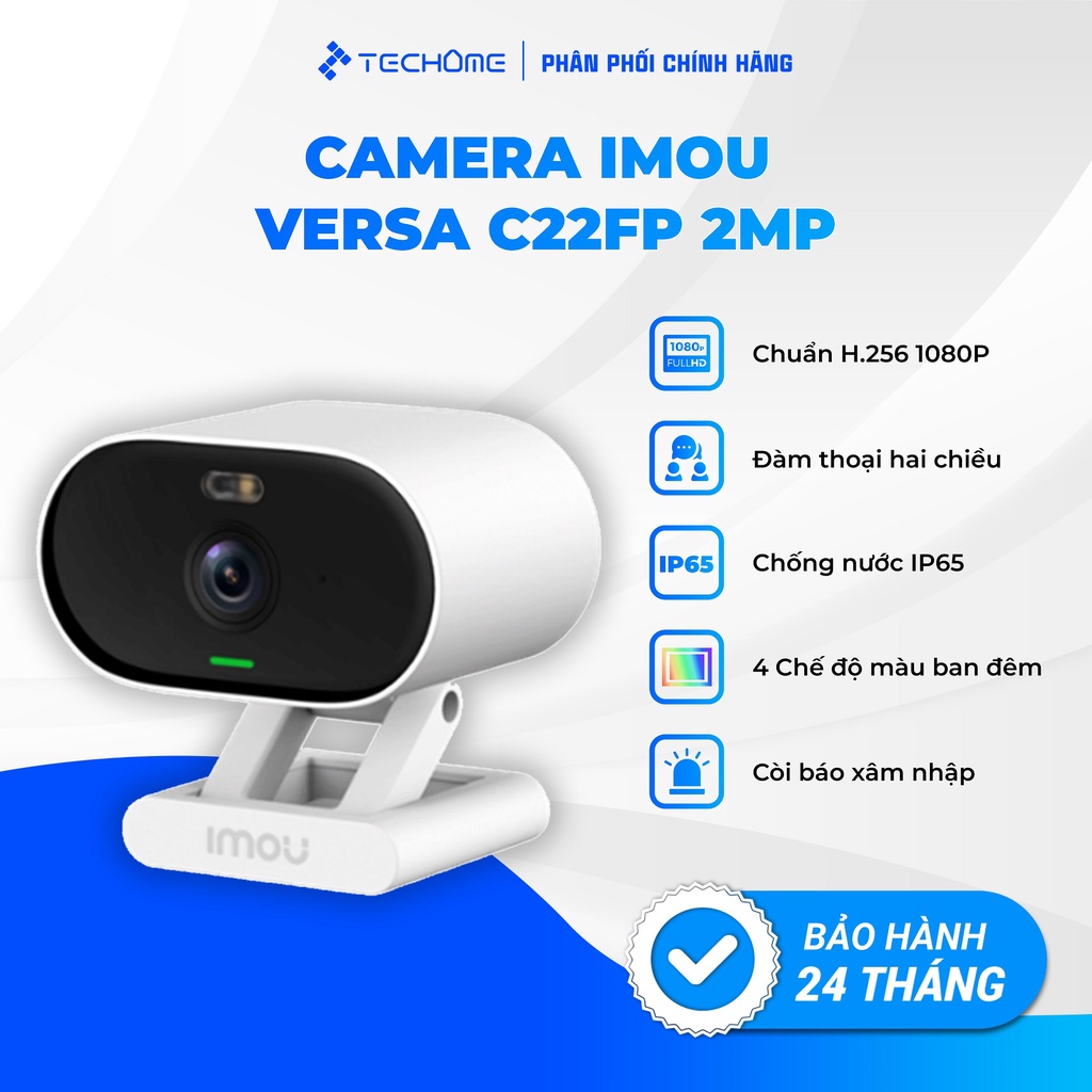 Imou VERSA C22FP 2MP Wifi Camera for Indoor and Outdoor Compact Night ...