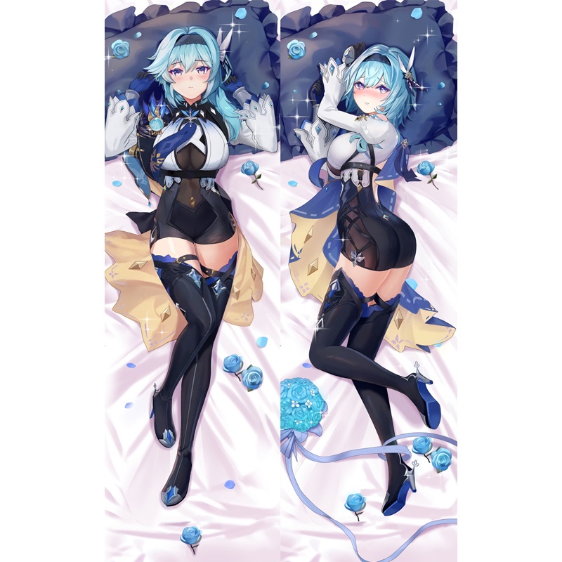 Genshin Impact Dakimakura Pillowcase 59" Hugging Body Pillow Eula ...