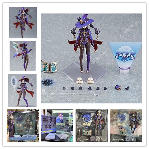 Figma Genshin Impact Mona 548 Change Face Articulado Action Figure Hand ...