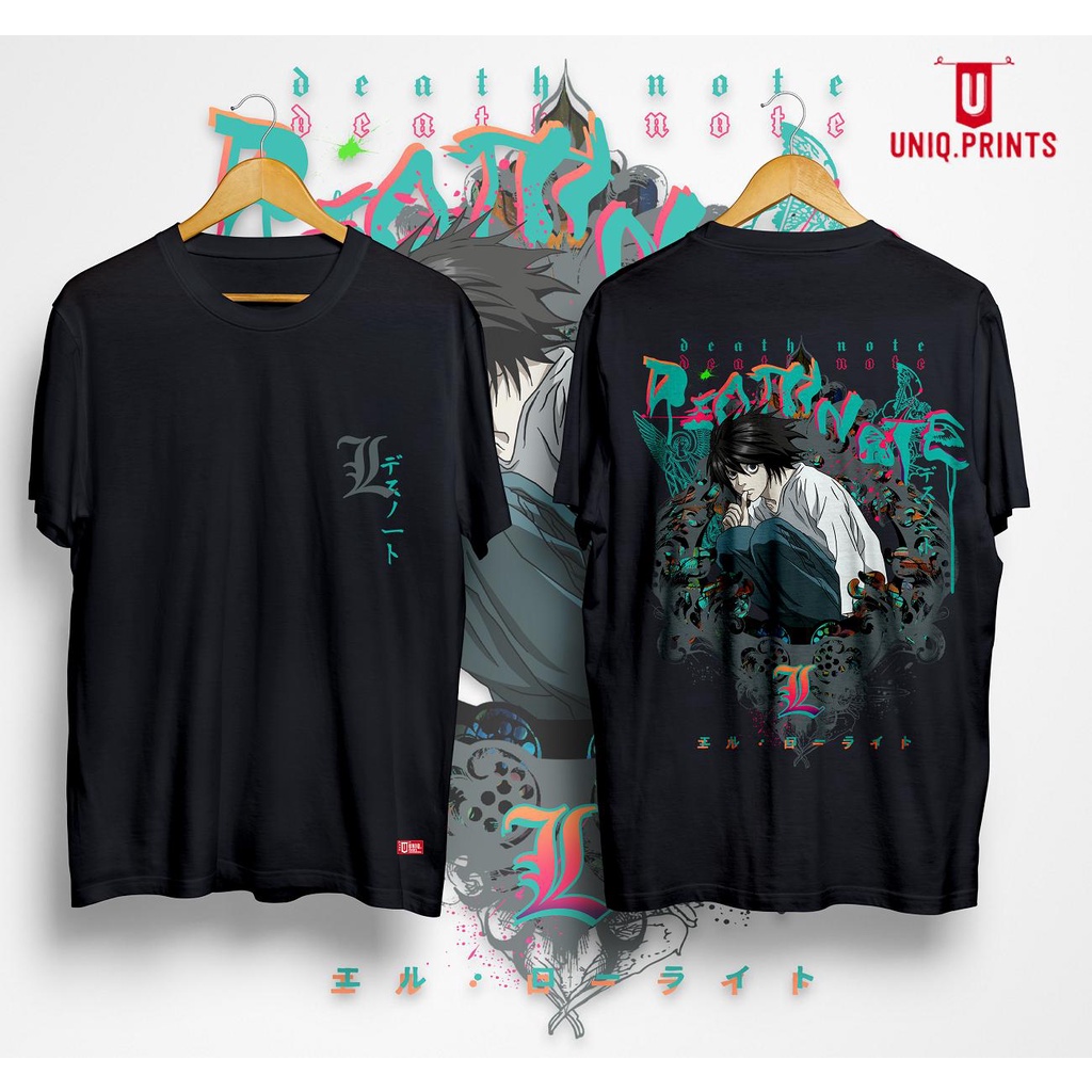 UNIQ.PRINTS DEATHNOTE L GRAPHIC COTTON TSHIRT FOR MEN AND WOMEN ...