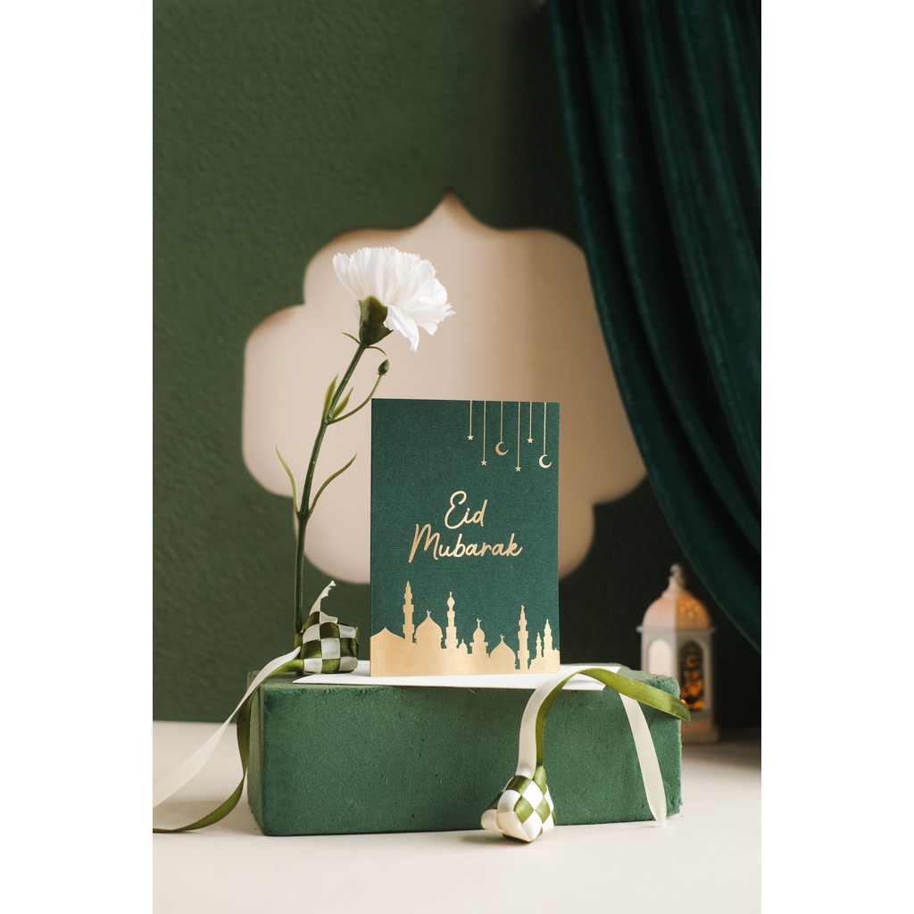 Eid Mubarak Gold Greeting Card Letterist / Eid Greeting Card / Eid Al ...