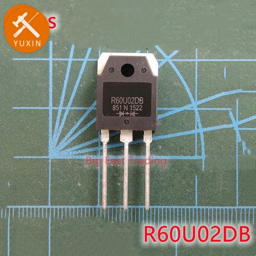 2pcs 5pcs R60U02DB R60U02 60A200V fast recovery diode welding machine ...