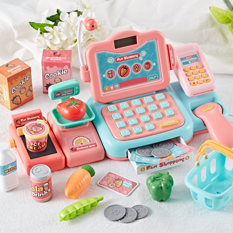 [Molo] Cash register toys - cashier toys - cashier machine pretend play ...