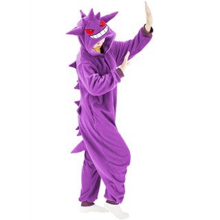 Kigurumi Pokemon onesies adult one-piece full body Gengar Cosplay ...