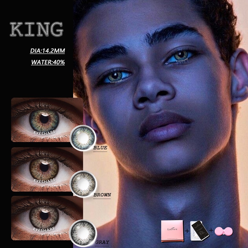 EYESHARE 1pair=2pcs Contact Lense for Men Fashion Colored Eye Contacts ...