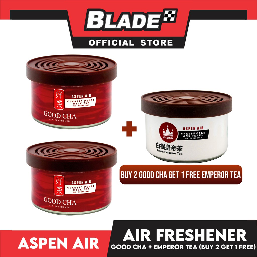 Aspen Air Good Cha Classic Pearl Milk Tea Air Fresh + Aspen Air Emperor ...