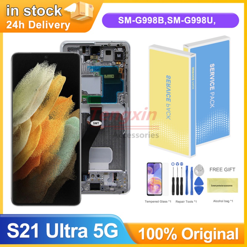 Super AMOLED 6.8' Display for Samsung Galaxy S21 Ultra 5G G998 G998B ...