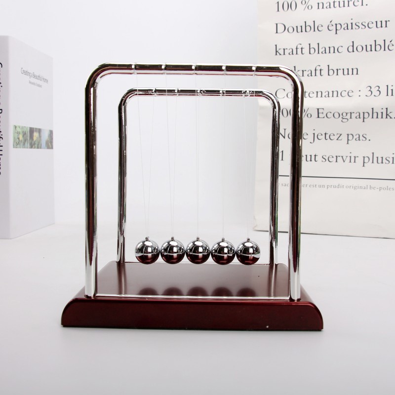 Newton balance pendulum ball non-permanent motion instrument desktop ...
