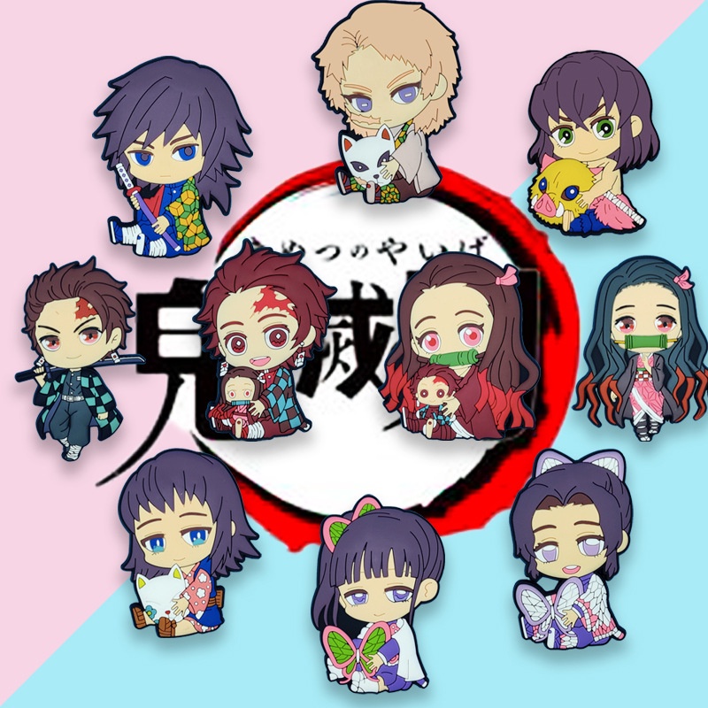 Demon Slayer Magnetic Refrigerator Sticker Message Board Patch | Shopee ...