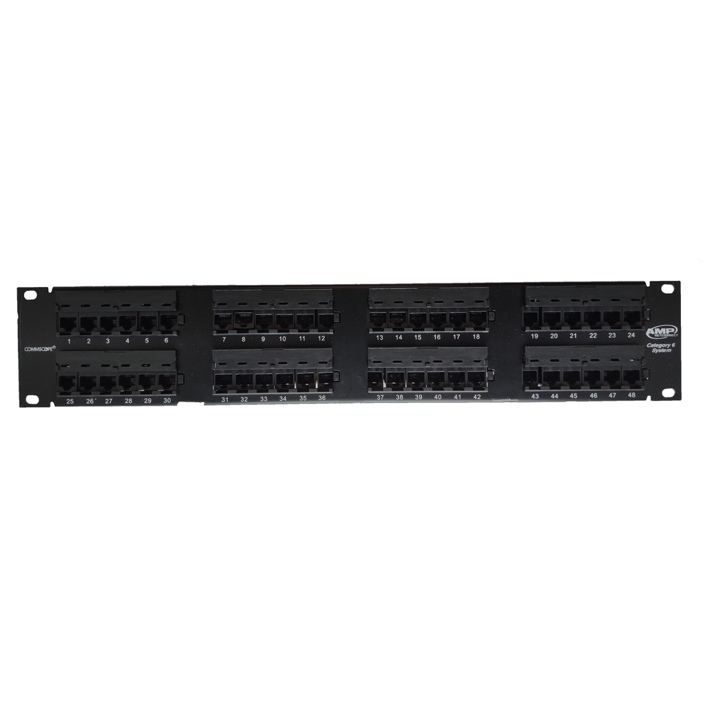 AMP Patch Panel CAT 6 48 Ports - CAT648PT-AMP | Shopee Philippines