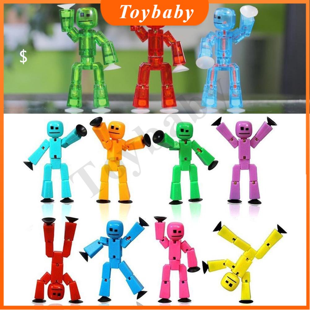 Stikbot Screen Animation Toys Shed Dolls with Sucker DIY Creat ...