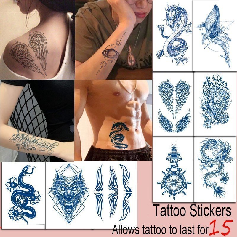 Technology Magic, Long Lasting 2 Weeks Semi-Permanent Tattoo,Temporary ...