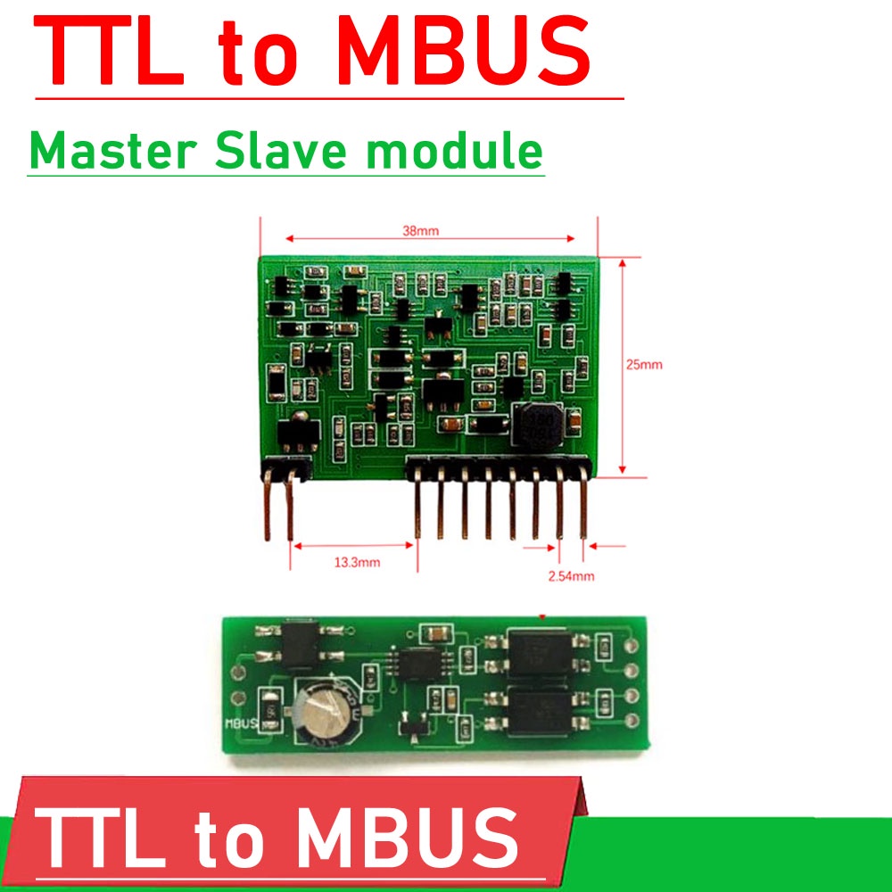 TTL to MBUS Master Slave Converter communication Module UART serial port to MBUS host FOR Smart ...