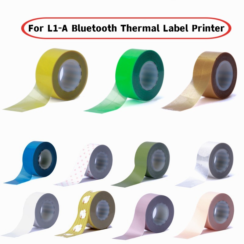 16mm*4m Label Tape For MakeID Bluetooth Thermal Label Printer L1-A ...