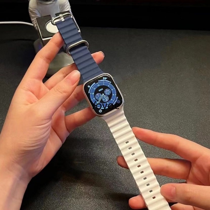 Ocean strap is suitable for Apple watch strap series 8 ultra 49mm 45mm ...