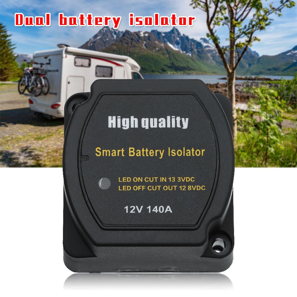 Practical Intelligent Camper Split Charging Relay Kit 12v 140 AMP Power ...