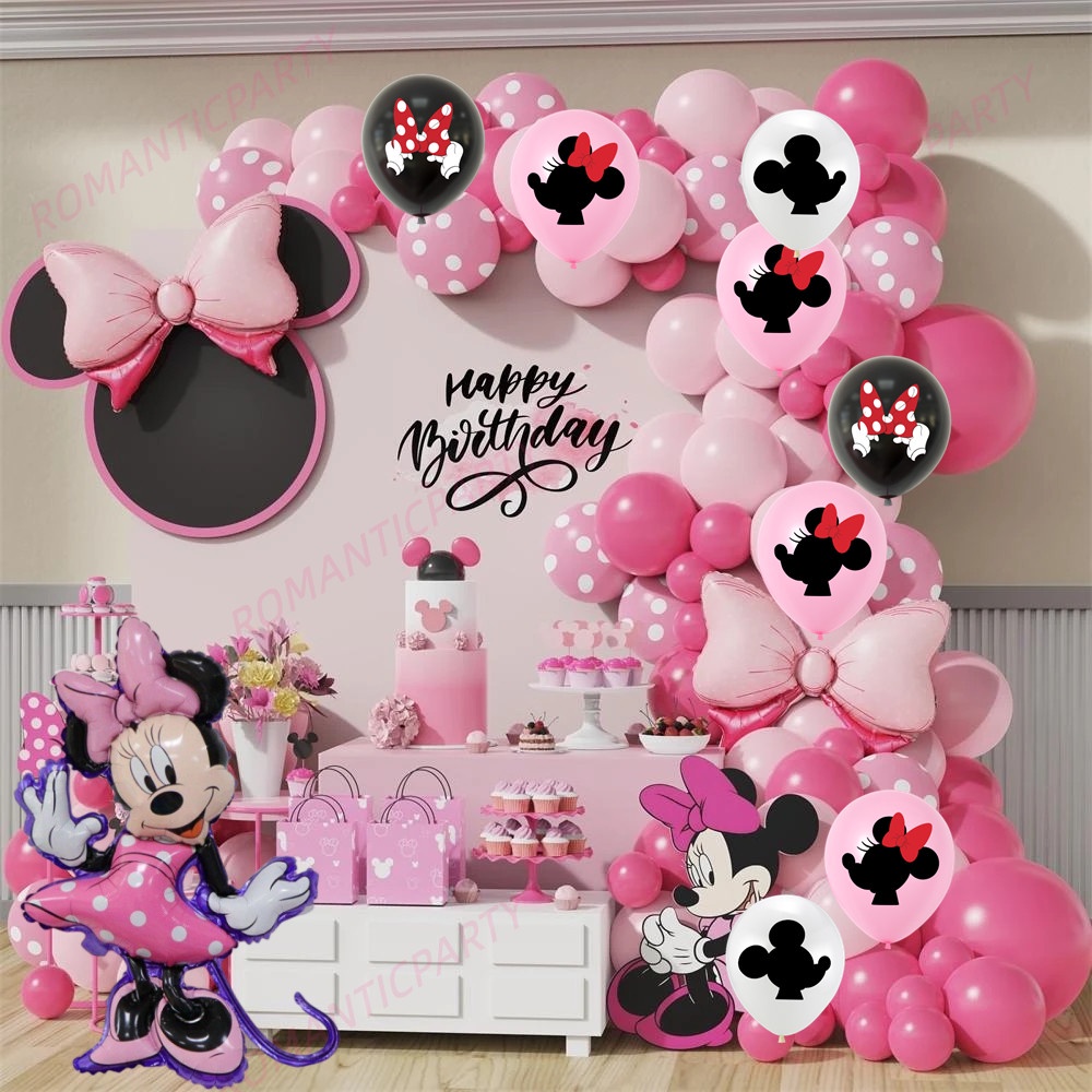 Disney Mickey Mouse Balloons Party Decoration Mickey Minnie Mouse Foil ...