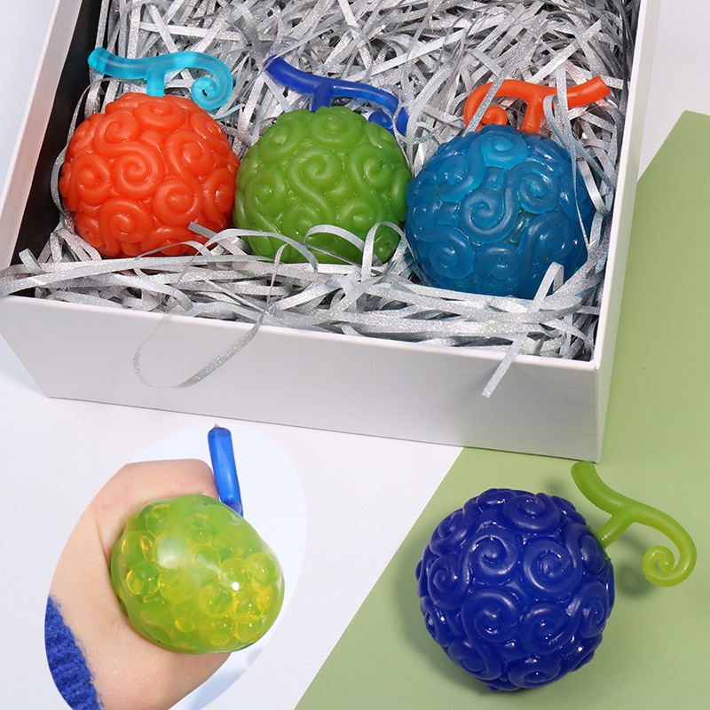 Anime One Piece Cursed Devil Fruit Model Squishy Toys Figure Kawaii ...