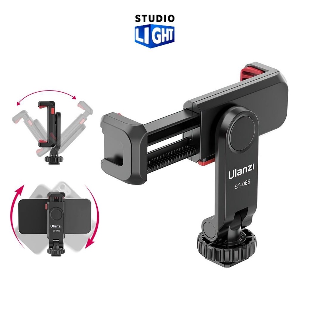Ulanzi ST-06S Multi function cold shoe phone holder Smartphone Chuck ...
