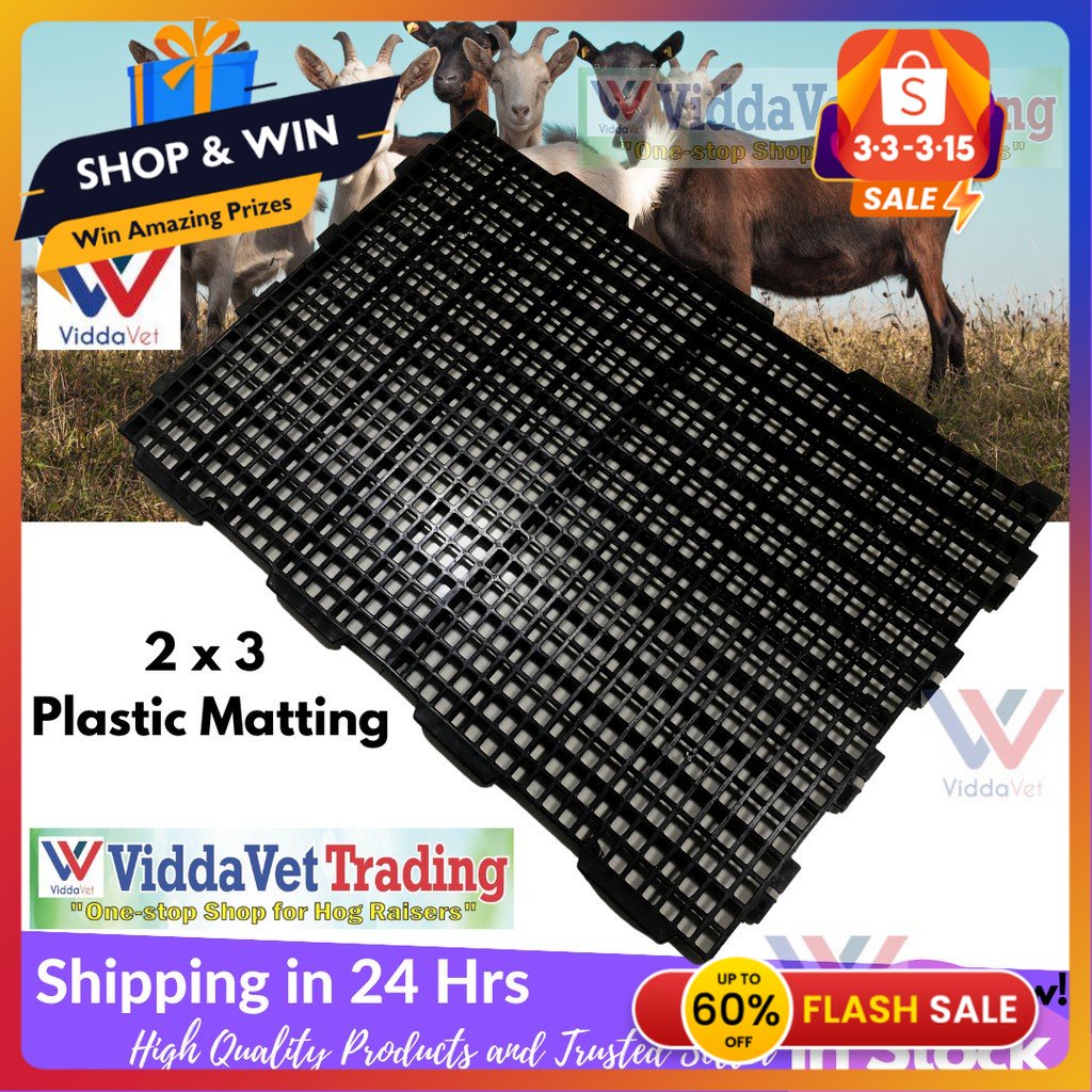 Plastic Matting for Goat Farm Animals 2 ft x 3 ft Floor & Case Bedding ...