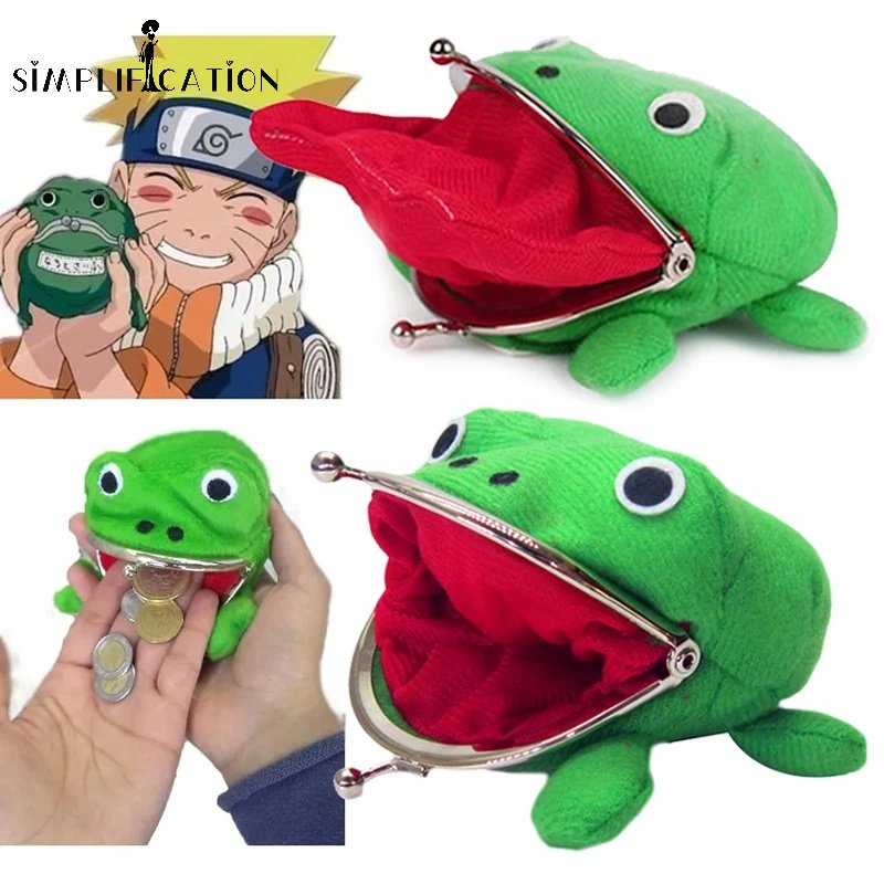 Japanese Style Anime Cartoon Plush Frog Coin Purse/ Cosplay Uzumaki ...