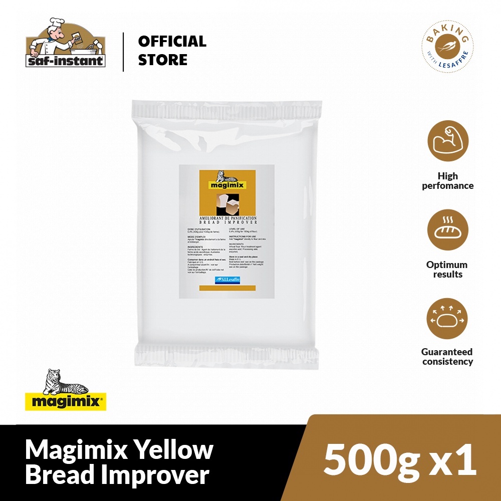 Lesaffre Magimix Yellow Bread Improver 500g | Shopee Philippines