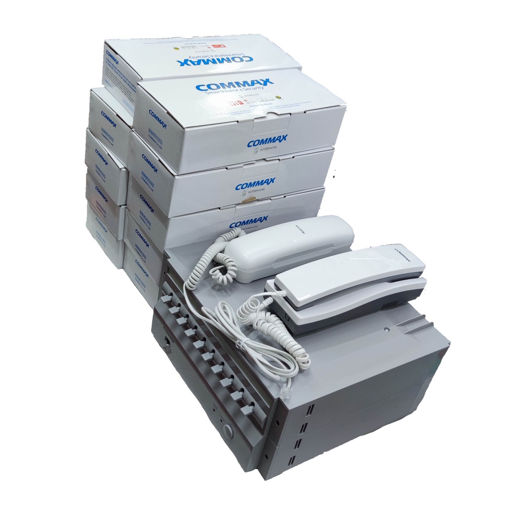 Commax 10 Station Intercom With Handset and 10pcs Sub-Station - 1pc CLS ...