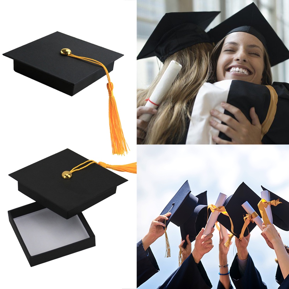 Graduation Congratulation Gift Diy Candy Cake Packaging Boxes Bachelor ...