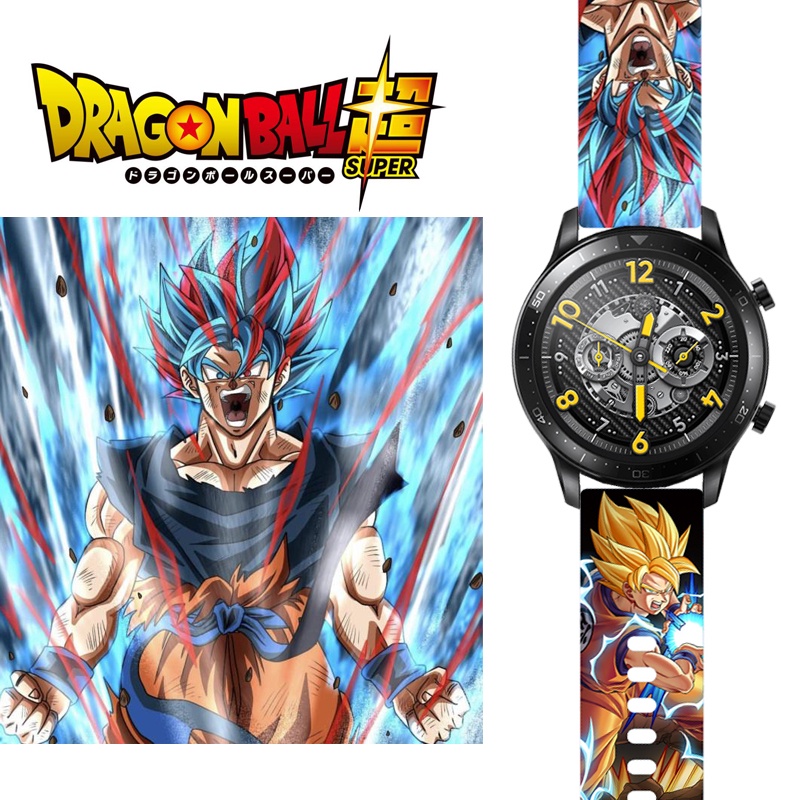 Dragon Ball Printed Anime Pattern Silicone Strap band For realme Watch ...