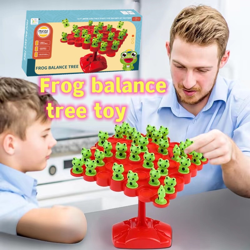Math Toy Frog Balance Tree Educational Parent-child Interaction Table ...