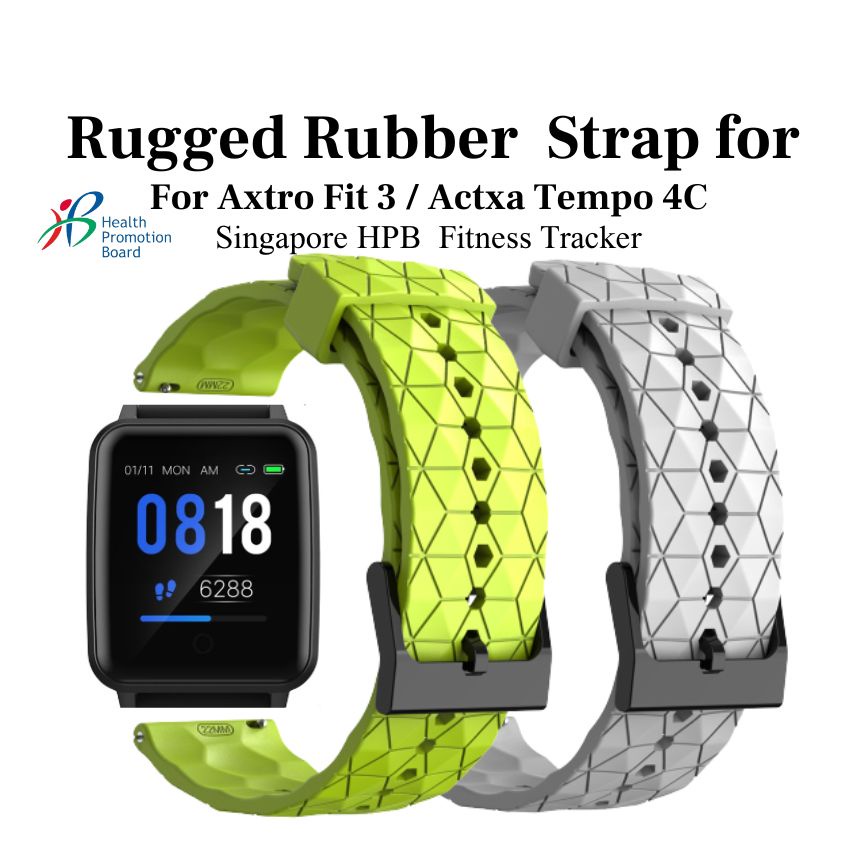 Axtro Fit 3 Sport Strap Compatible with Actxa Tempo 4C Smart Watch ...