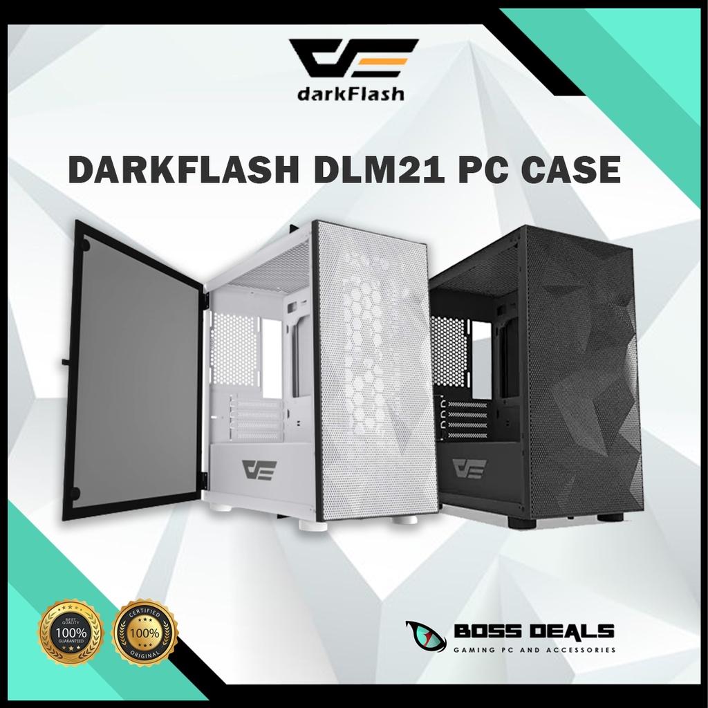DARKFLASH DLM21 MESH MICRO ATX PC CASE | Shopee Philippines